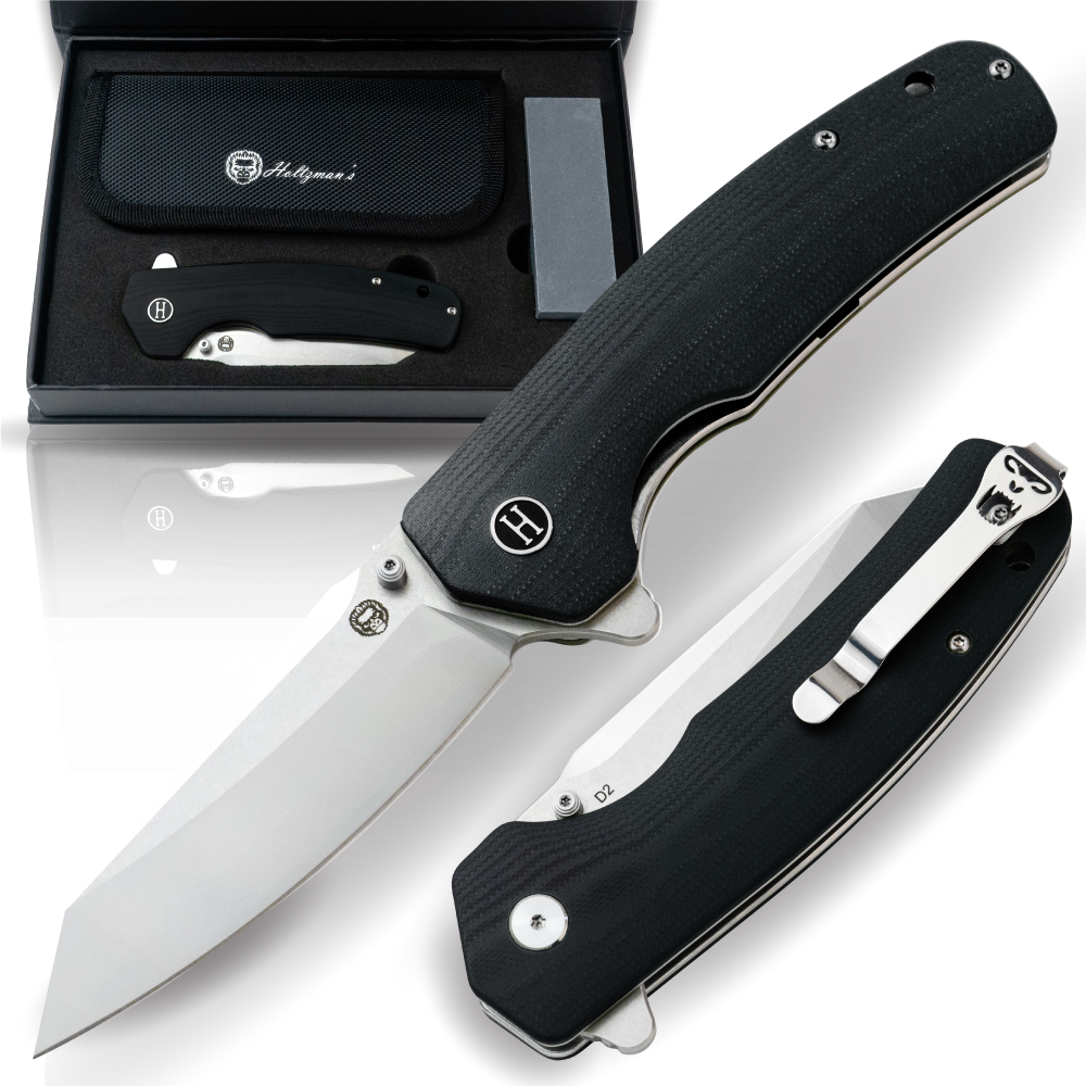 The Clip Point, Pioneer, Wild Trail Folding Pocket Knife Giftset Combo ...
