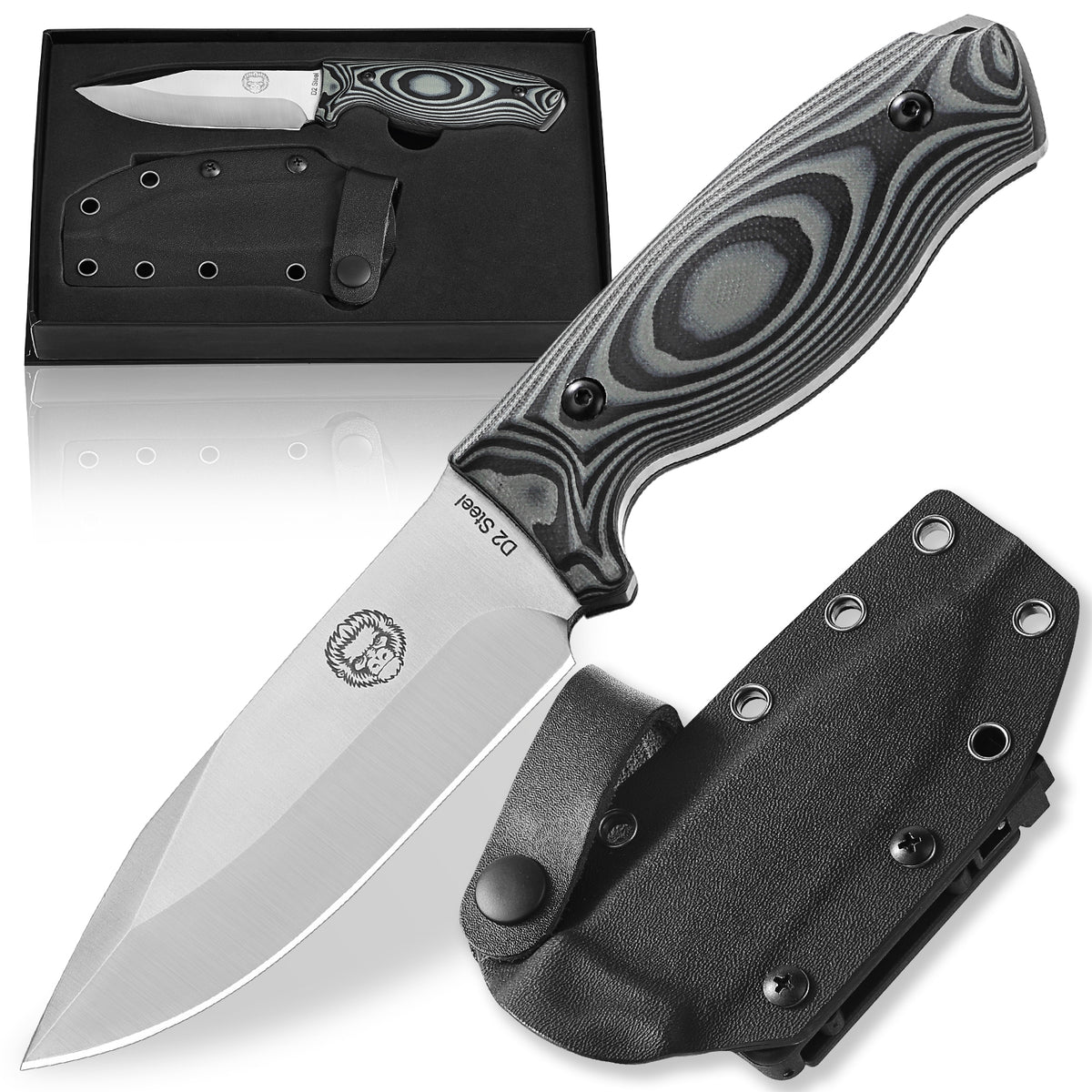 The Naked Silverback Survival Knife Giftset for Men – Holtzman's ...